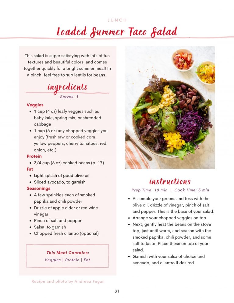 Seasonal Eating Cookbook (Digital) - Little Bites Of Joy