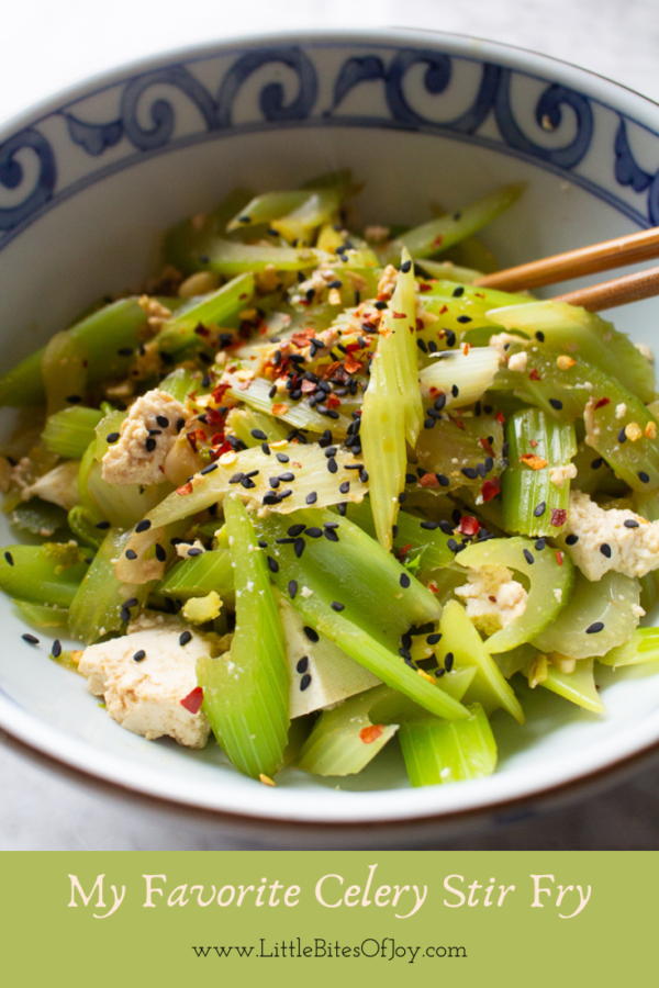 My Favorite Celery Stir Fry - Little Bites Of Joy